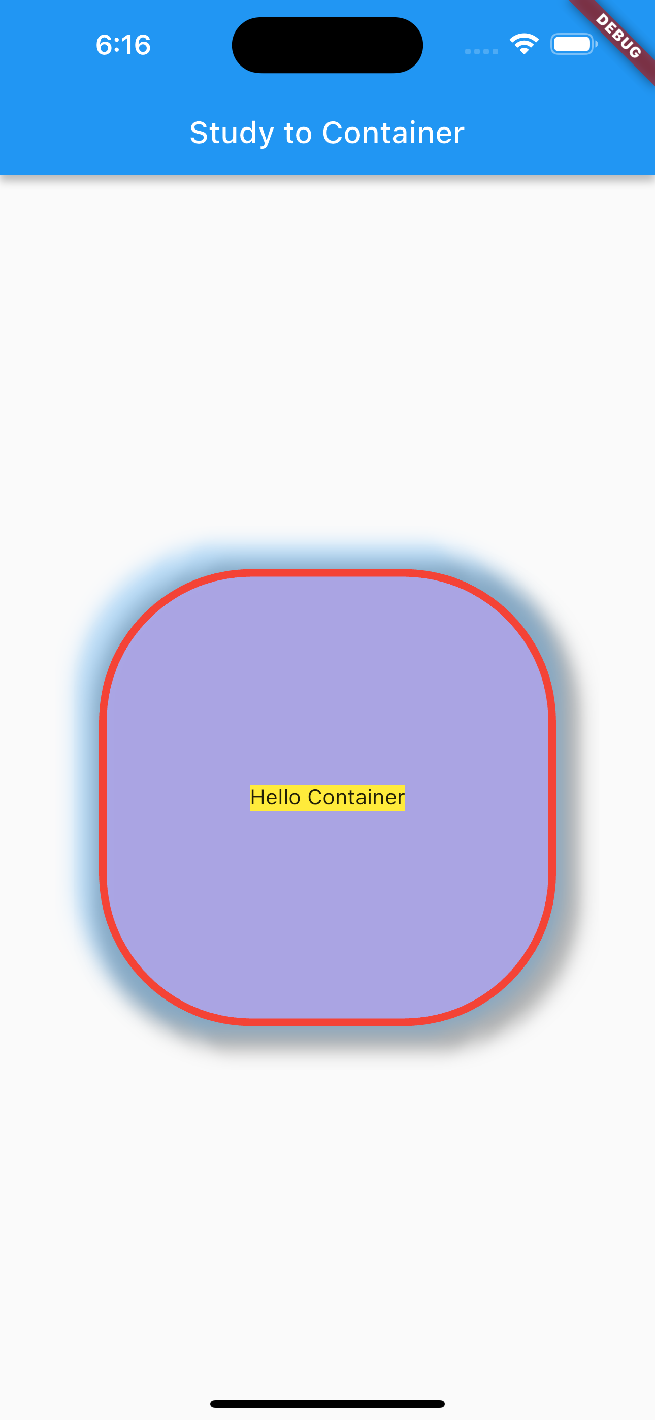 Flutter Container Center Widget Milhaud